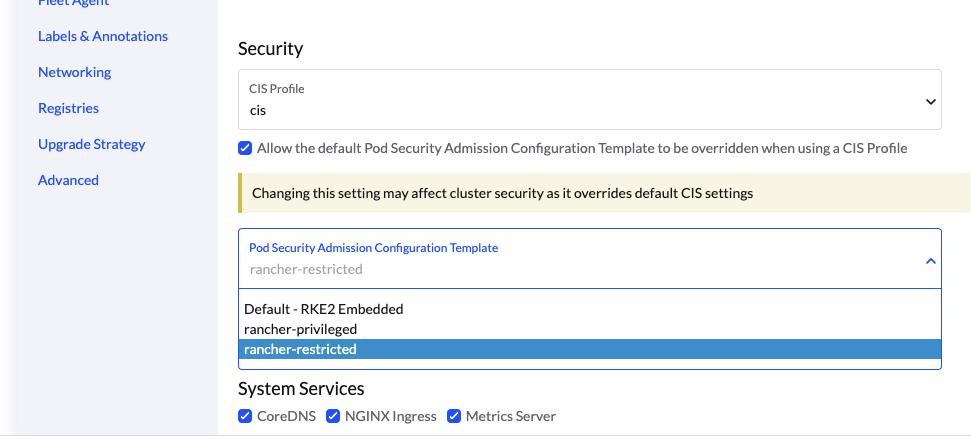 How to create RKE2 custom cluster with CIS profile | SUSE | Support Center